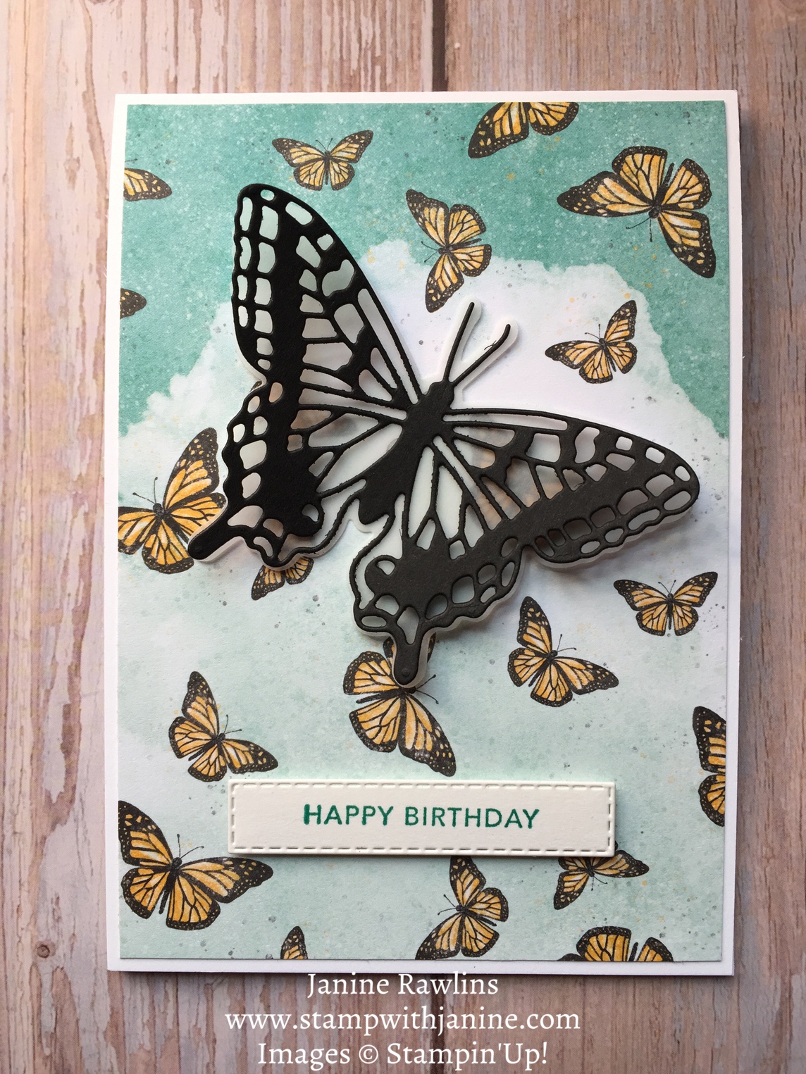 Butterfly Bouquet - Janine Rawlins, CreateWithJanine.com