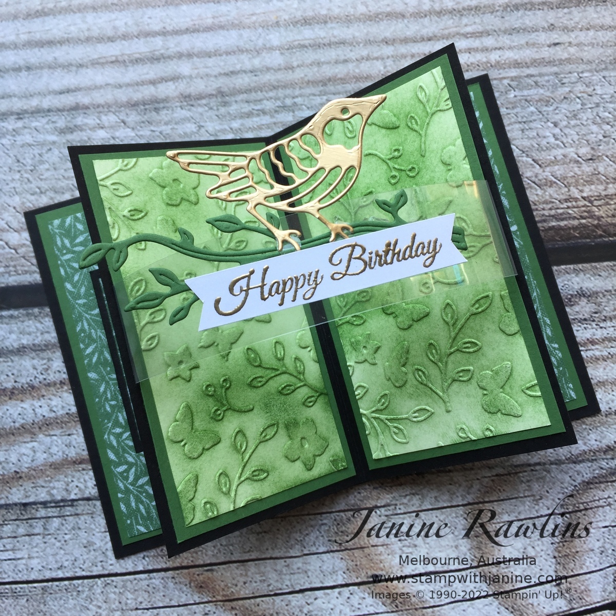 February Class in a Kit - Open Book Style Cards - Janine Rawlins ...
